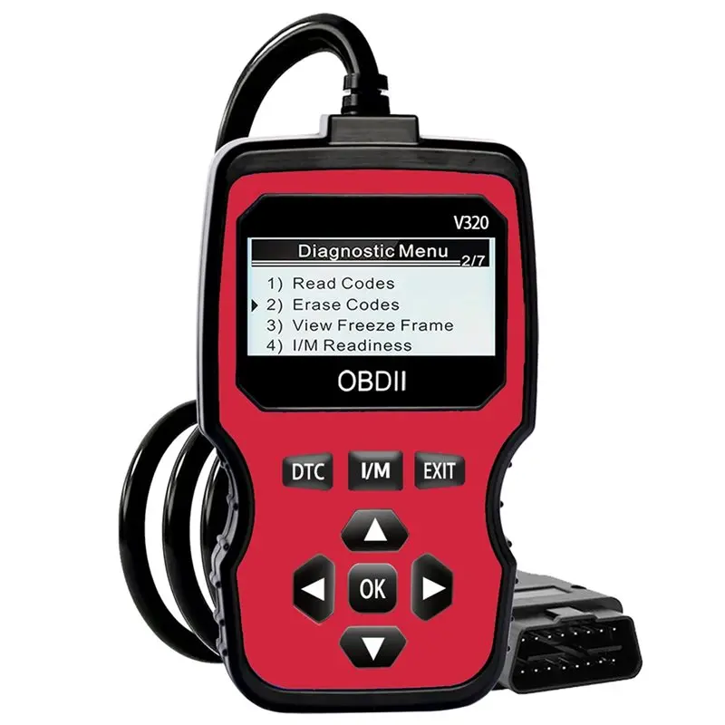 OBD2 Car Engine Fault Diagnostic Tool V320 Code Reader Card Multi ...