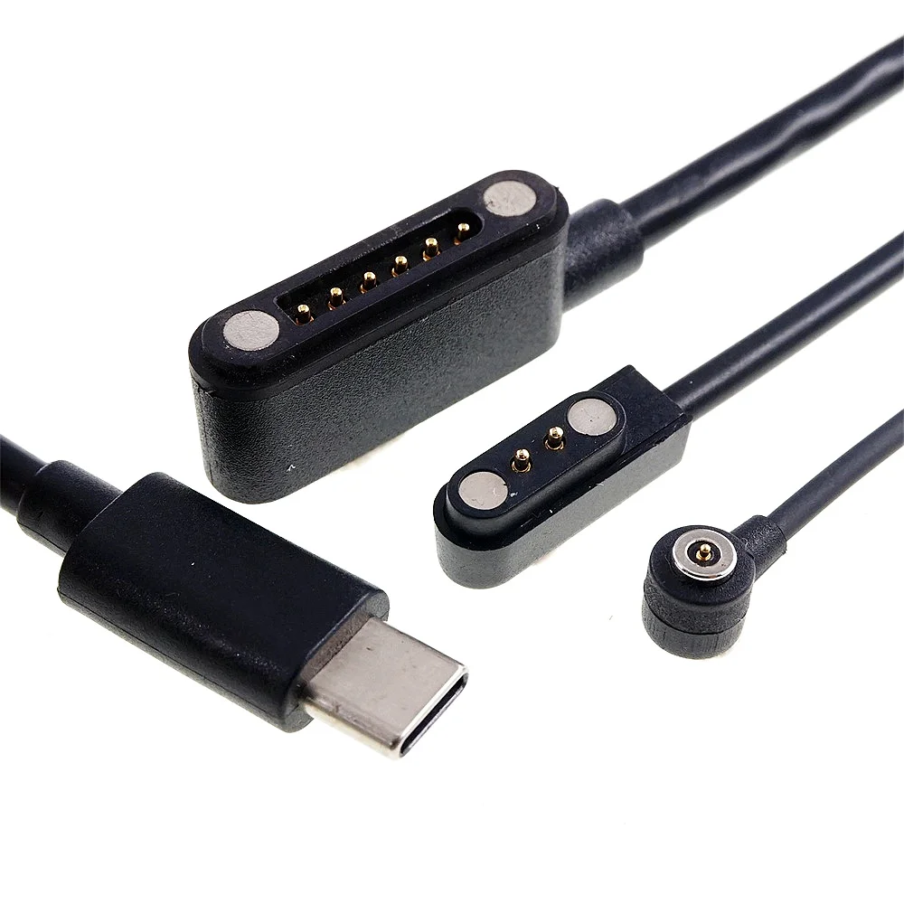 1-3-5-20-Set-Magnetic-Mating-Charging-Cable-Type-C-Male-Female-Hight ...