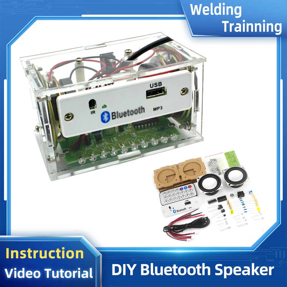 DIY-Bluetooth-compatible-Speaker-Kit-Electronics-Soldering-Tranning ...