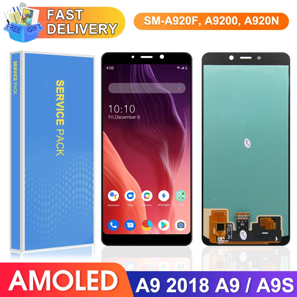 Super Amoled Lcd For Samsung Galaxy A9 2018 A9s A9 Star Pro Sm-a920f/ds ...