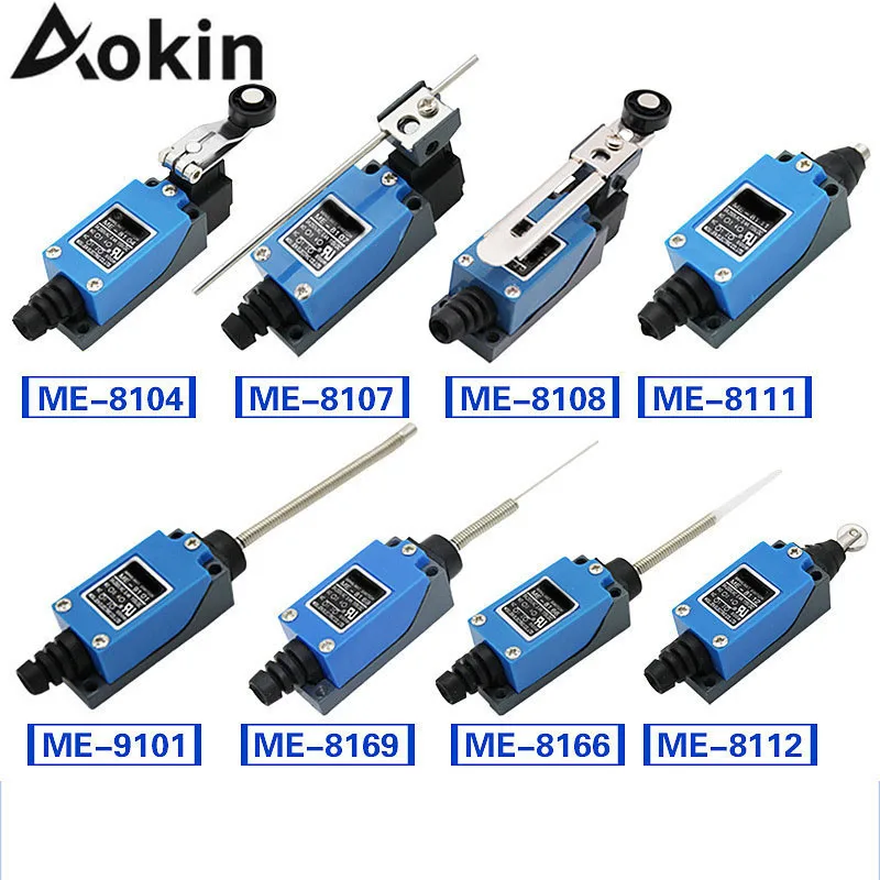 Waterproof CNC Momentary Limit Switch ME 8108 8111 8122 9101 5A/220V ...