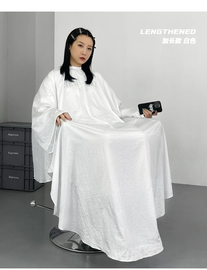 Salon Professional Hair Styling Cape with Sleeve Hair Cutting Coloring ...