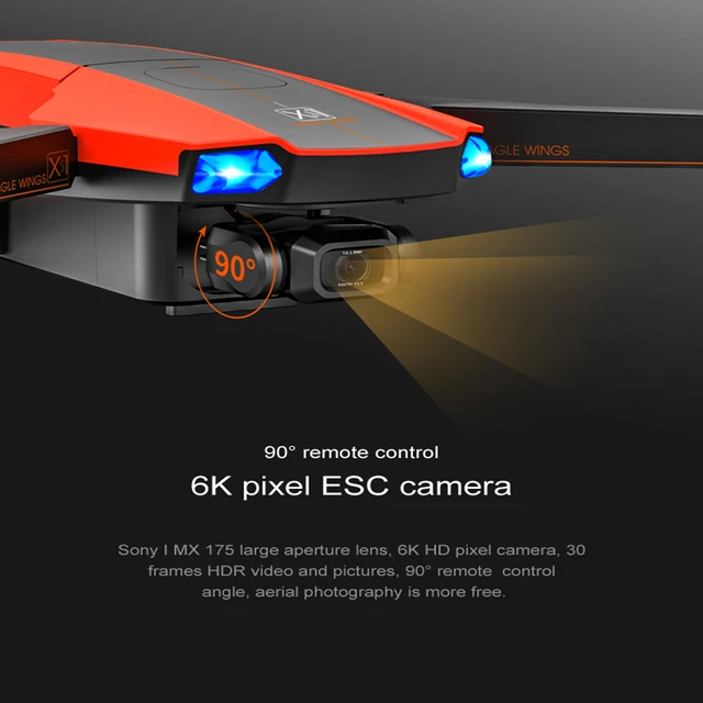New K9 Profesional Drone GPS 5G 3-Axis Gimbal 6K UHD Camera Support TF ...