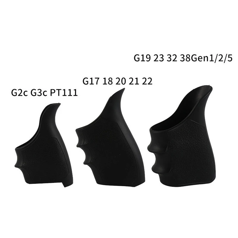 Beavertail Grip Sleeve for 1/2/3/4/5 Generation Glock 17 19 Rubber Anti ...