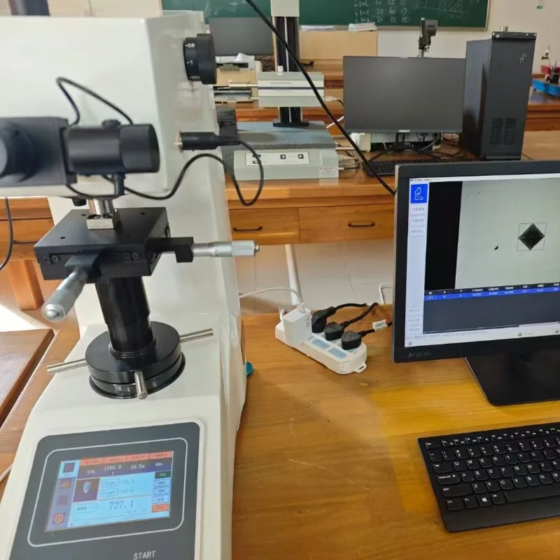 Тестер микротвердости с цифровым дисплеем HVS-1000, ручной револьверный ...