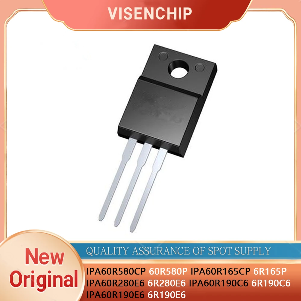 5 peças Novo Original IPA60R580CP 60R580P IPA60R165CP 6R165P ...
