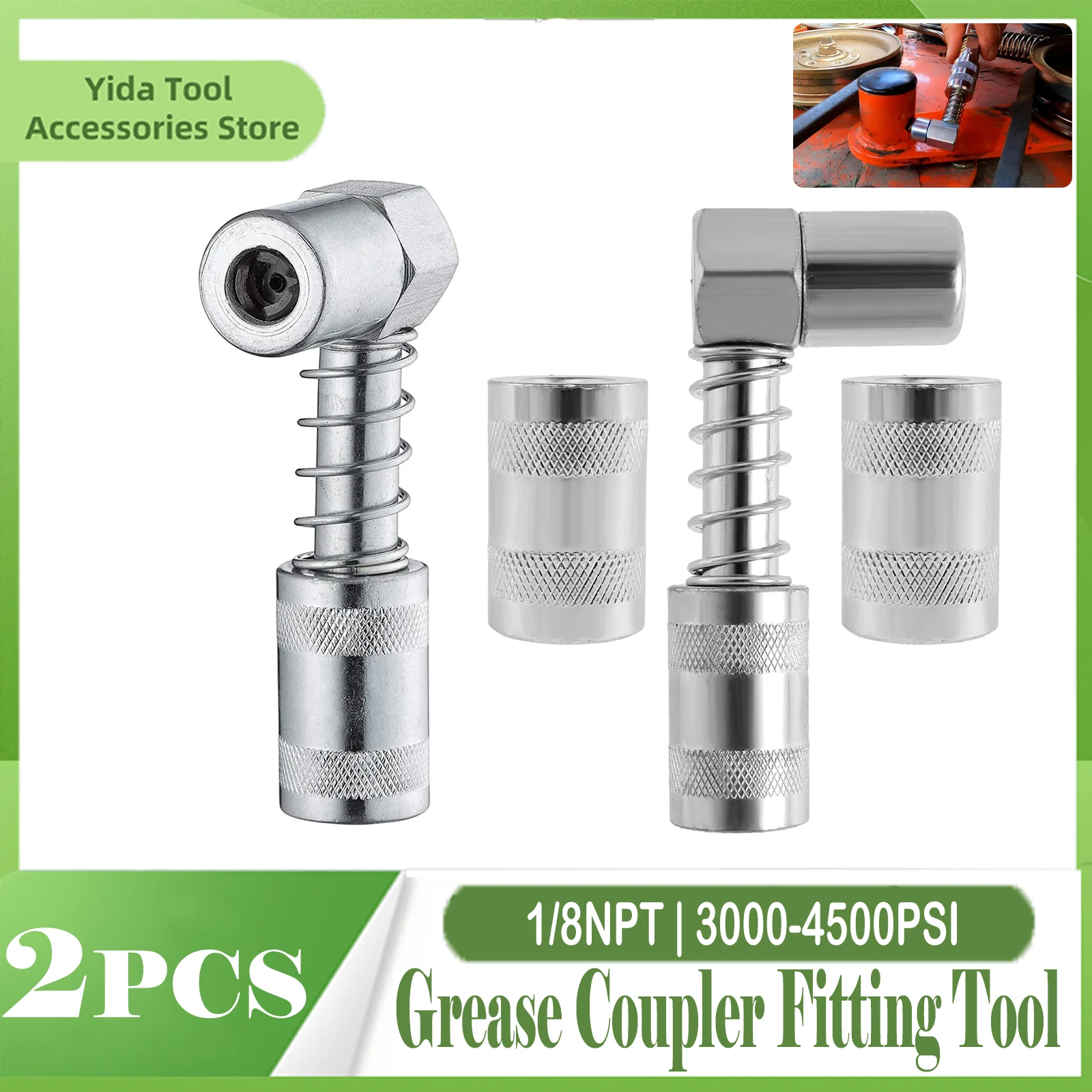 2pcs-Oil-Nozzle-Adapter-3000-4500PSI-90-Degree-Lubrication-Tool ...