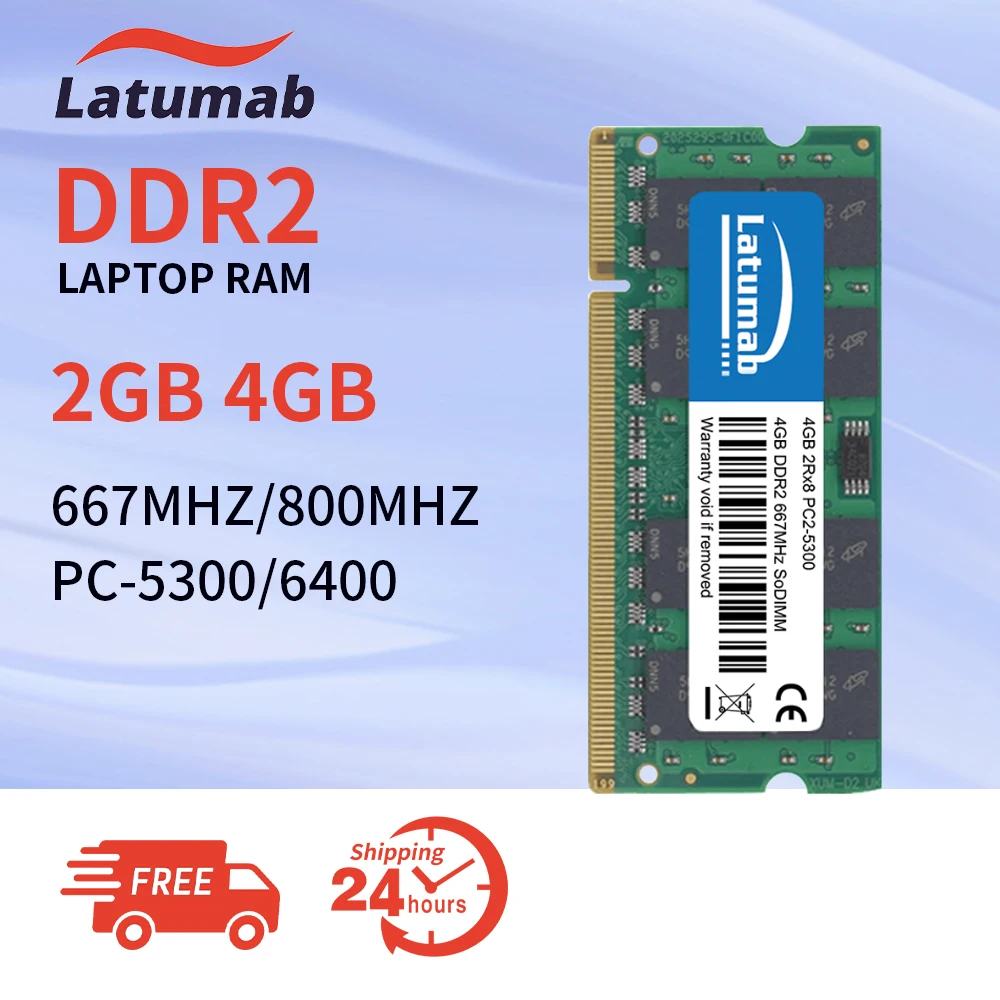Latumab-Memoria-RAM-DDR2-para-port-til-4GB-8GB-667MHz-800MHz-SODIMM-PC2 ...