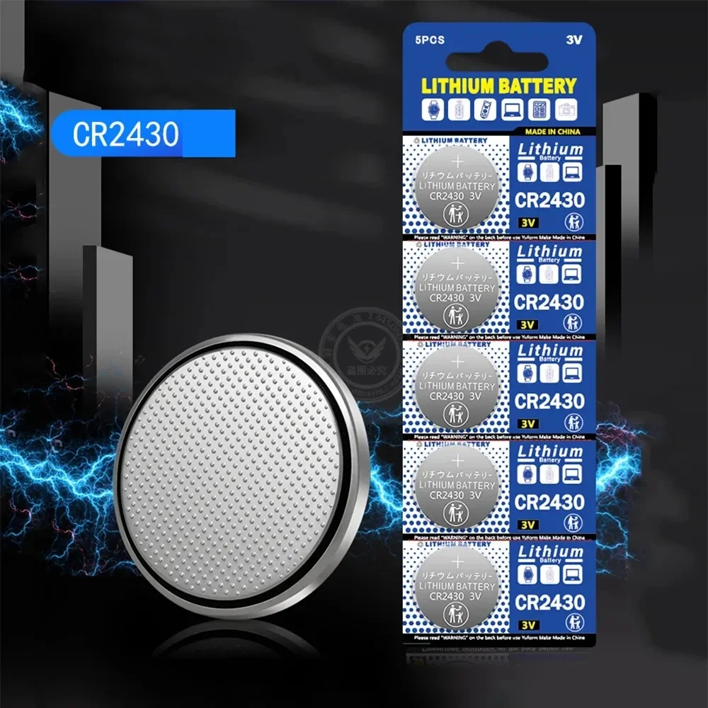 NEW-CR2430-3V-Lithium-Battery-CR-2430-DL2430-BR2430-Button-Coin ...