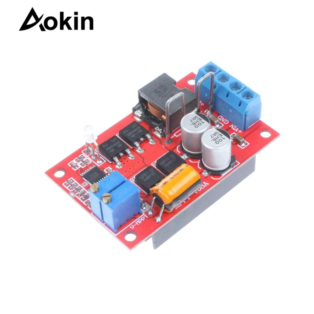 5A MPPT Solar Panel Regulator Controller Solar Charging Control Panel ...