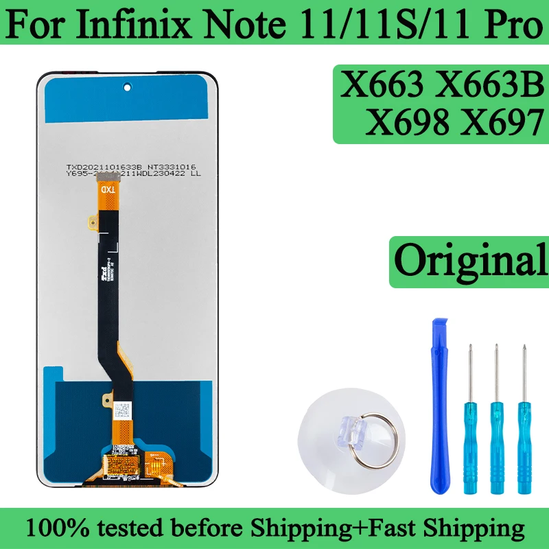 X663-X663B-X698-X697-Premium-Lcd-For-Infinix-Note-11-Display-Note-11S ...