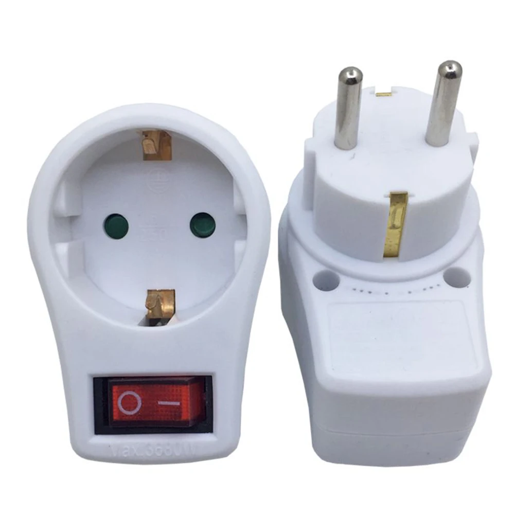 Socket-Supplies-Socket-Outlet-Conversion-Plug-European-Type-Flame ...