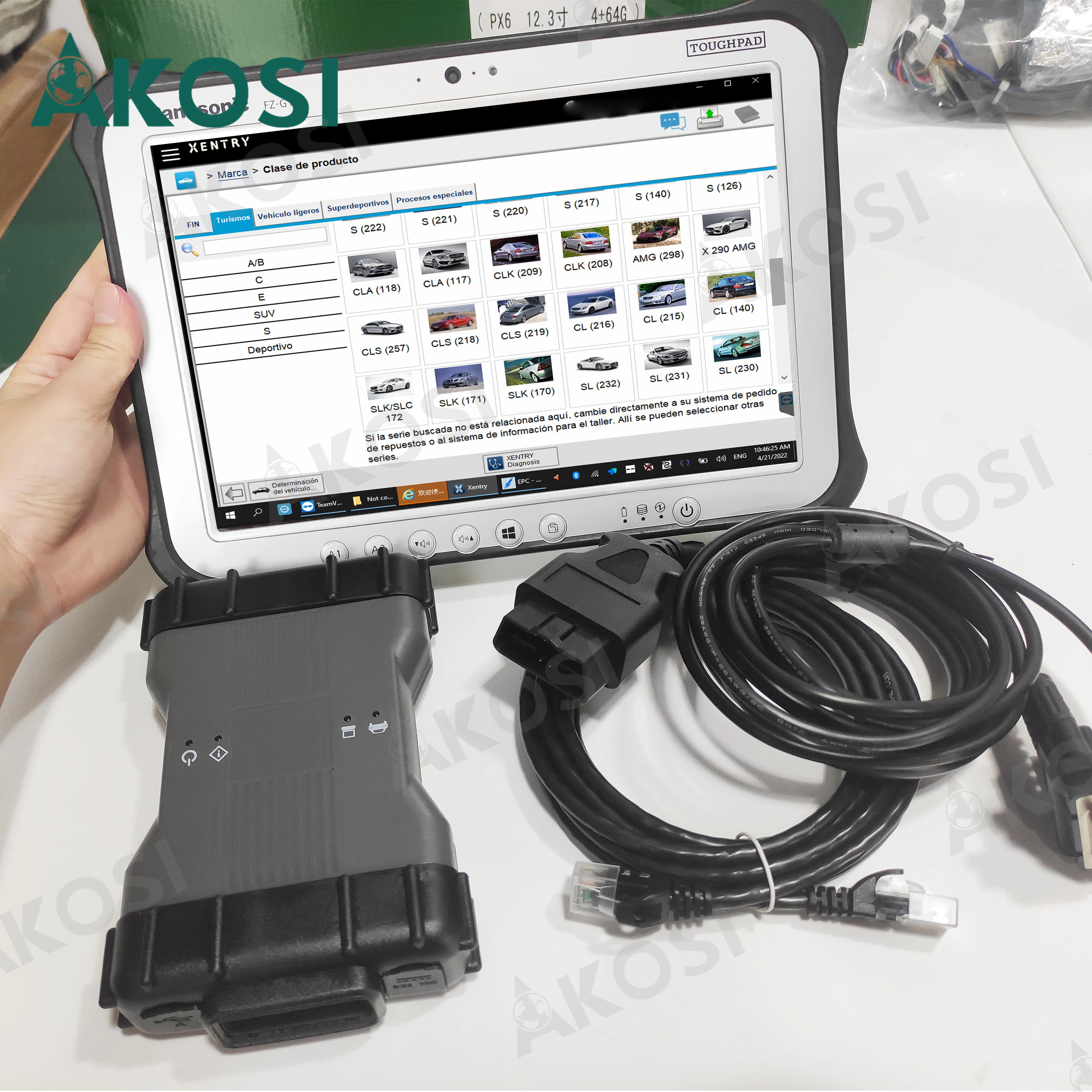 V2023.03 DOIP MB Estrela C6 suporte CAN BUS com software SSD C6 WIFI ...