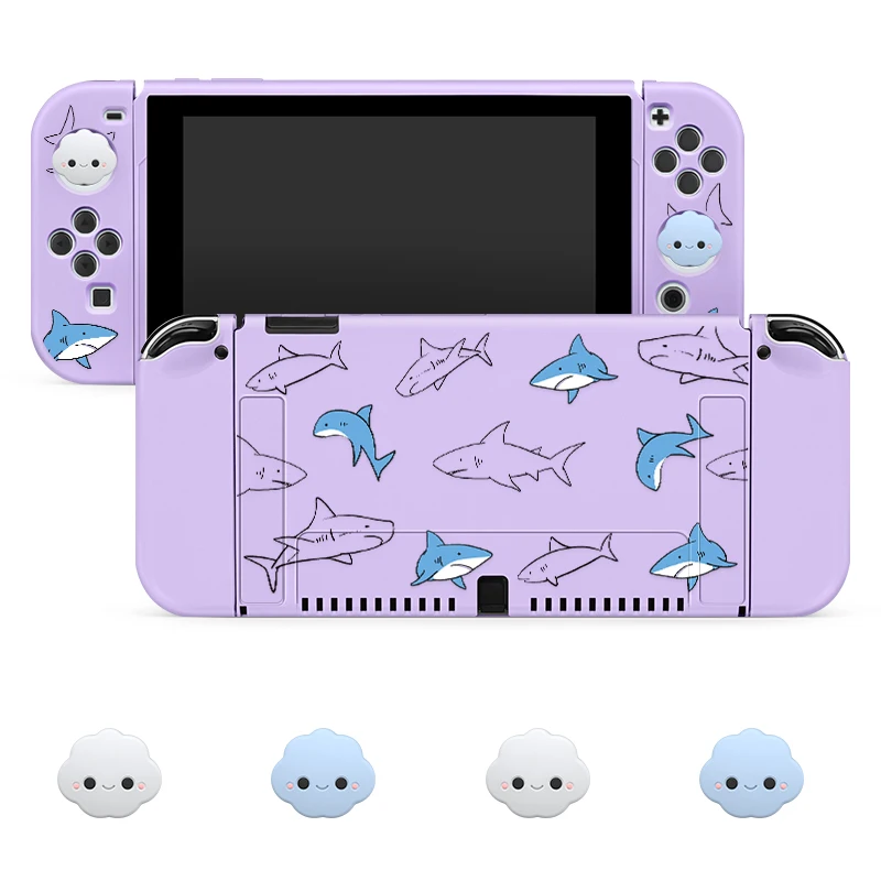 Cute-Shark-Switch-Case-Compatible-with-Nintendo-Switch-OLED-Switch-NS ...