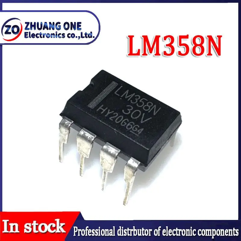 10PCS-LM358N-LM358-DIP-LM358P-DIP-8-LM393P-LM393-NE555P-NE555-LM324N ...