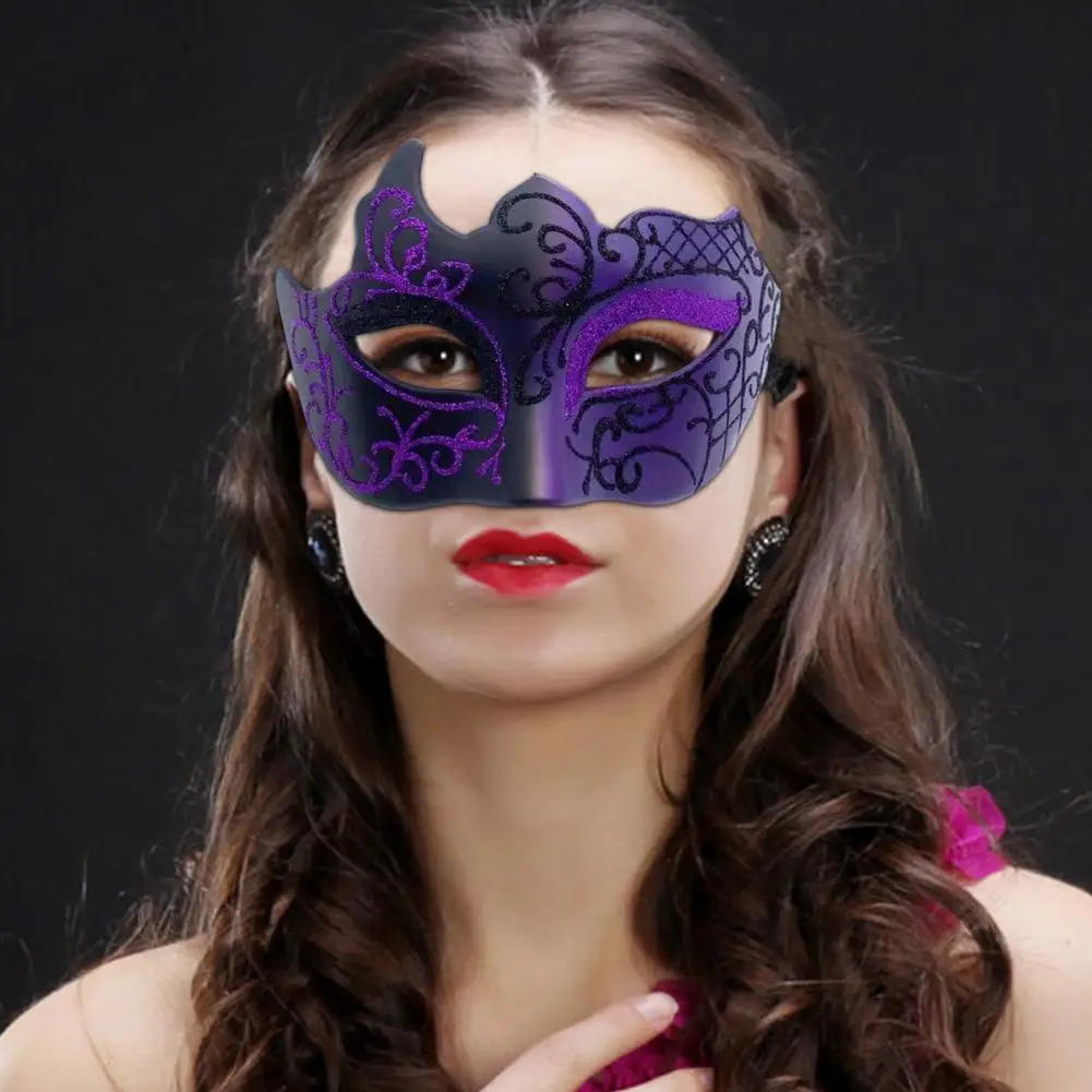 Dark Purple Masquerade Masks