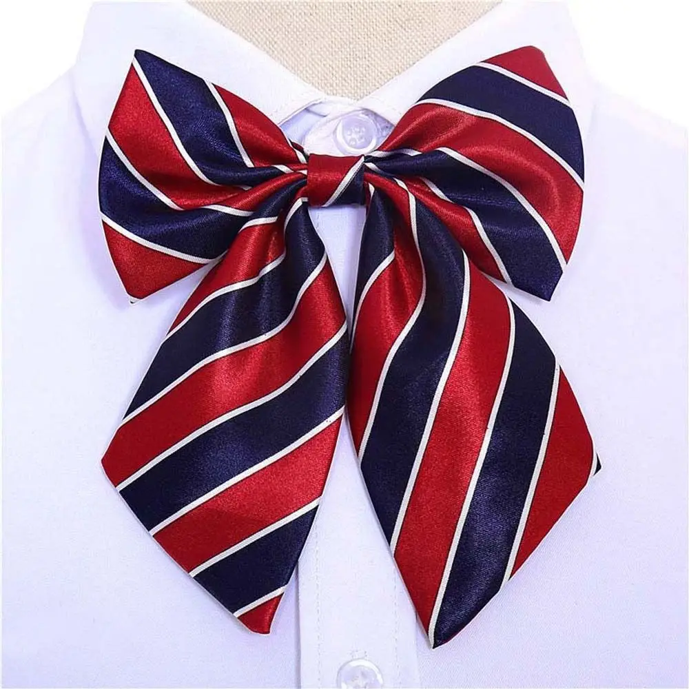 Stripe Airline Stewardess Necktie Korean Style Nurse Neck Wear School ...
