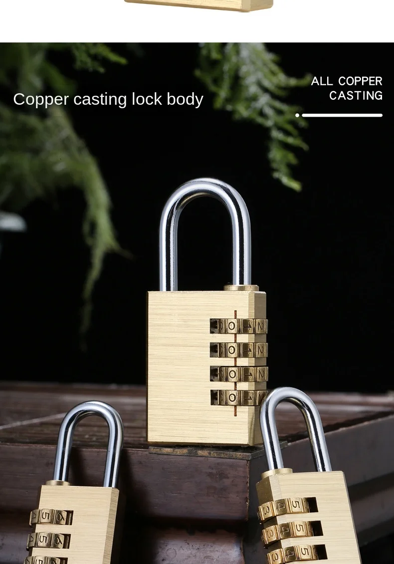 Serrure - barillet,Cadenas antivol à code en métal pour bagages,serrure ...