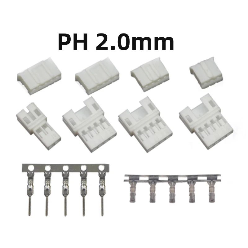 10set PH2.0 Male Female Housing Terminal 2.0mm Wire Cable Connector ...