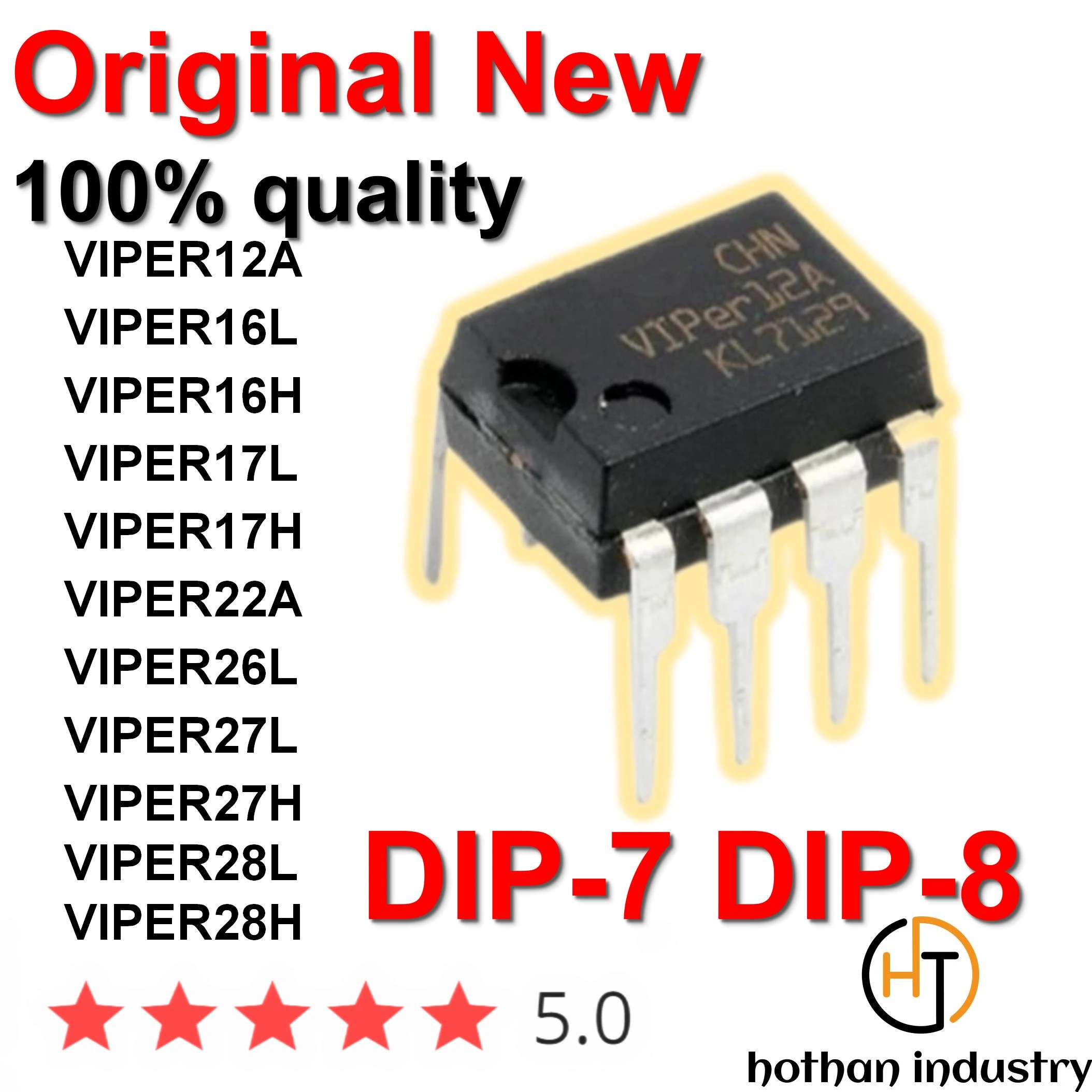 5 10pcs 100% new imported original VIPER12A VIPER22A VIPER16L VIPER16H ...