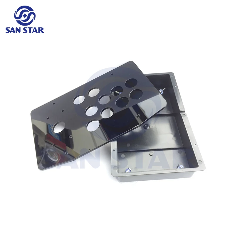Acrylic Panel10 Buttons DIY Sets Arcade Game Stick Box Joystick Case ...
