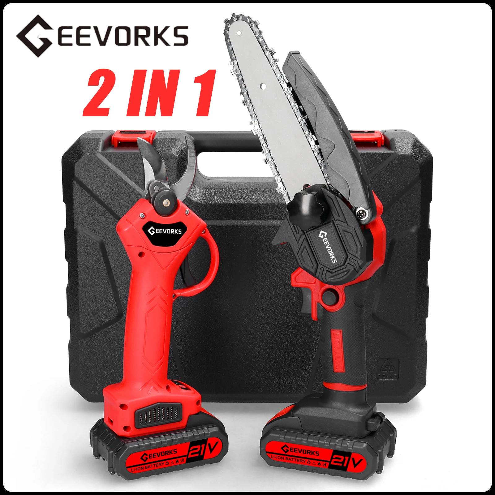 Conjunto-de-motosserra-el-trica-port-til-Geevorks-21V-e-tesoura-de-poda ...