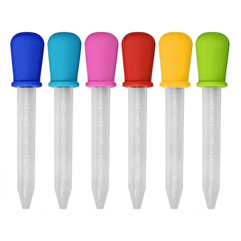 5ml Silicone And PP Pipette Dropper Portable For Resin Epoxy Liquid ...