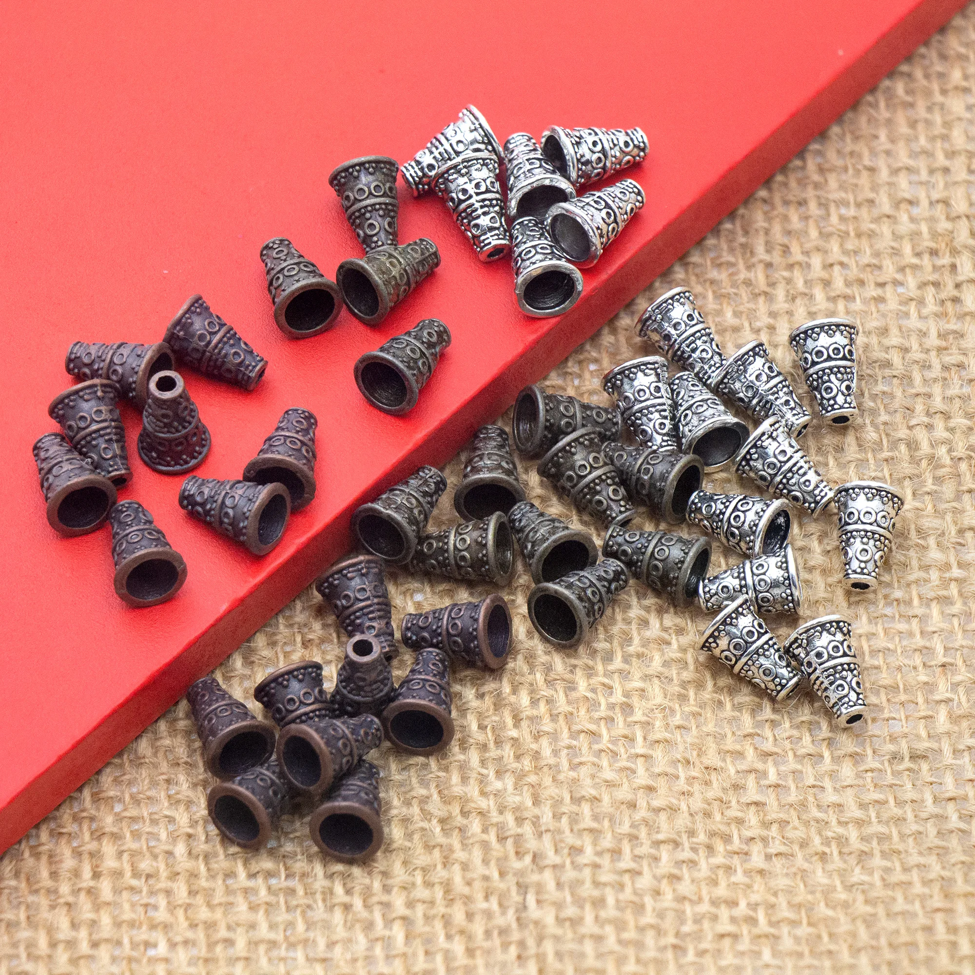 7.5X10mm 22pcs Cone Bead Caps L1083 - AliExpress 36