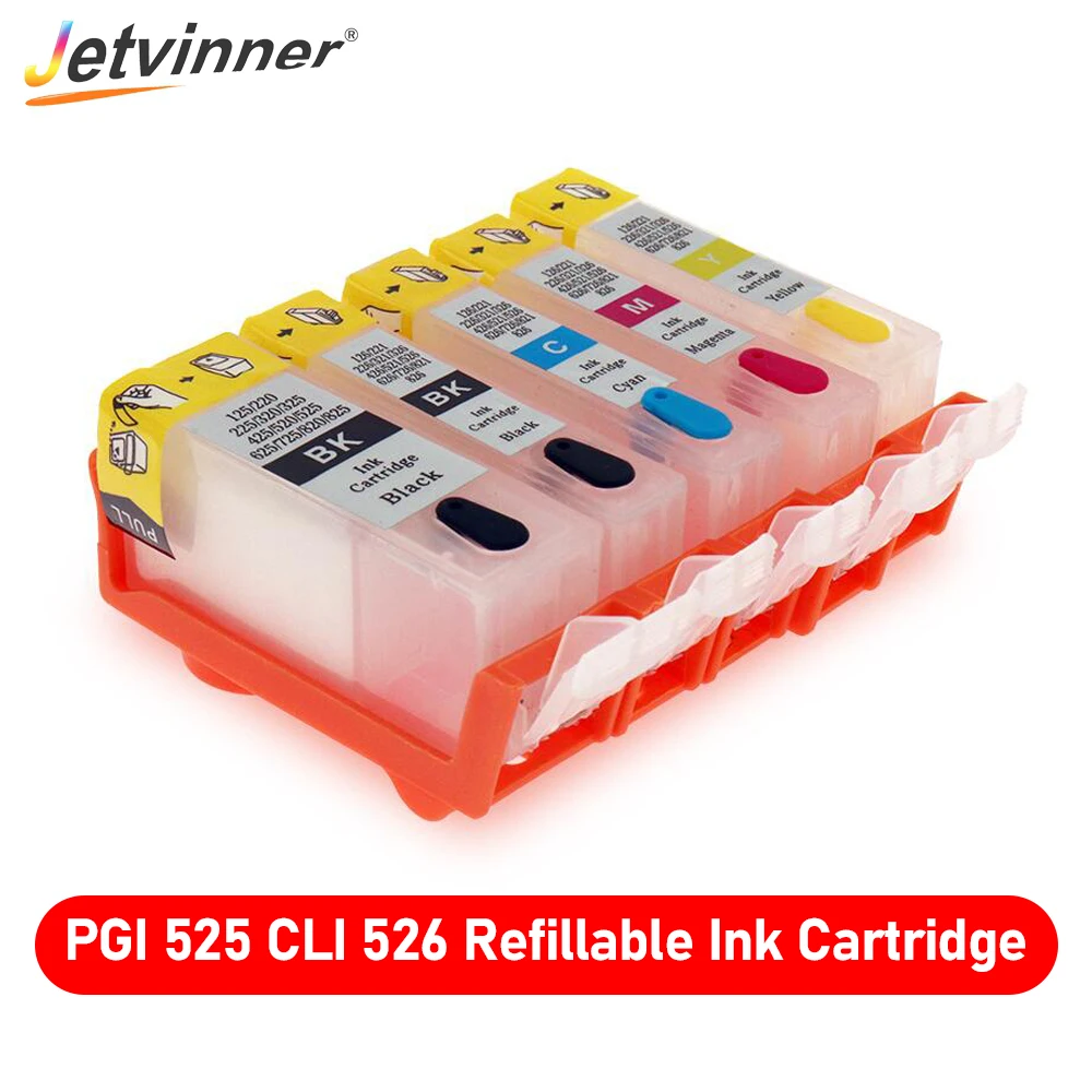 PGI525-PGI-525-CLI-526-Refillable-Ink-Cartridges-with-ARC-Chips-for ...