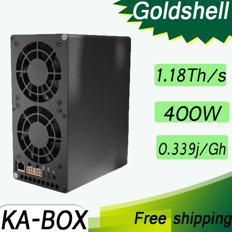 New-Goldshell-KA-BOX-1-18T-400W-Miner-Encrypted-KASPA-Mining-Machine ...