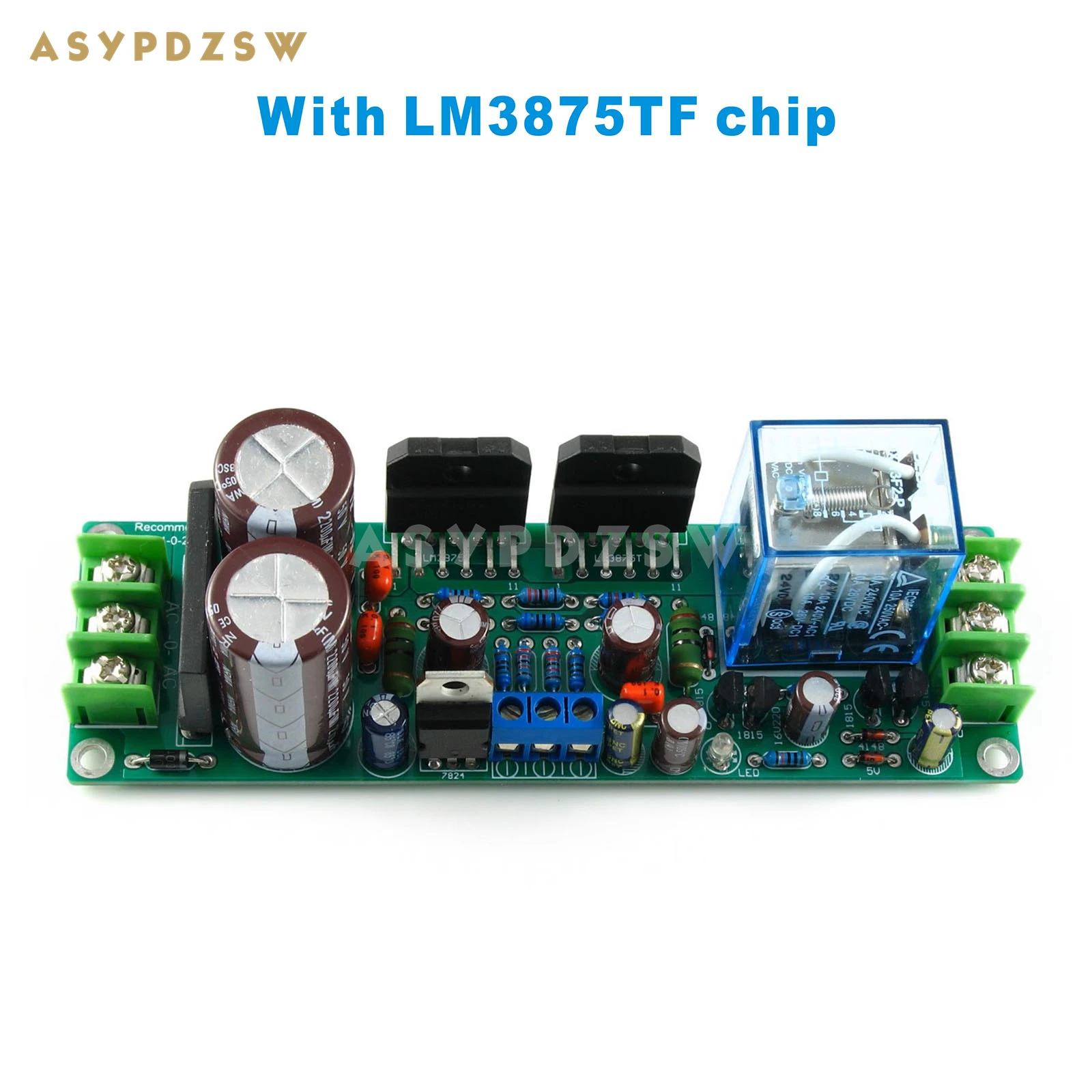 HIFI-Stereo-LM3875TF-Power-amplifier-Base-on-GAINCLONE-circuit-DIY-Kit ...