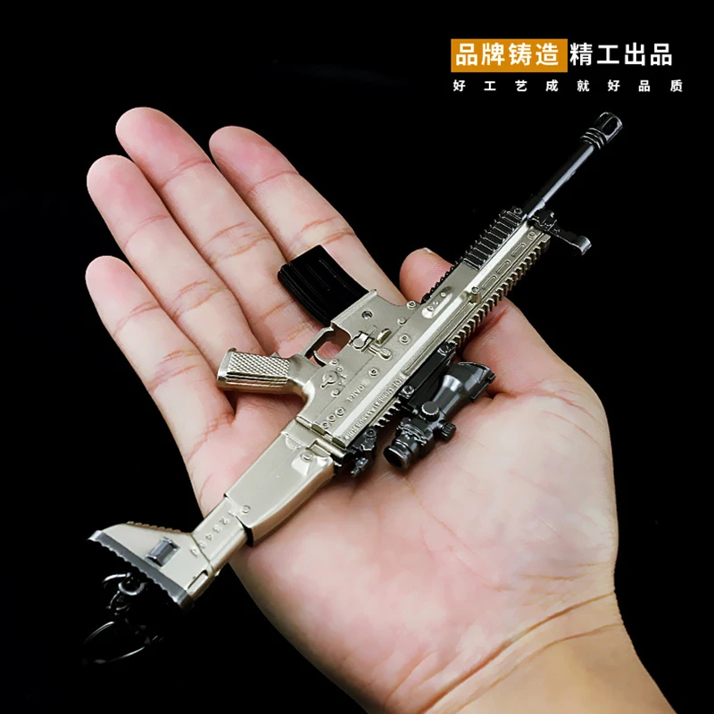 16cm SOF Combat Assault Rifle SCAR L Metal Gun Armas Miniaturas 1/6 ...