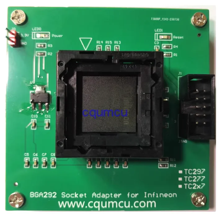 For Adapter programming socket Infineon TC17xx, TC2xx, 299 bare chip ...