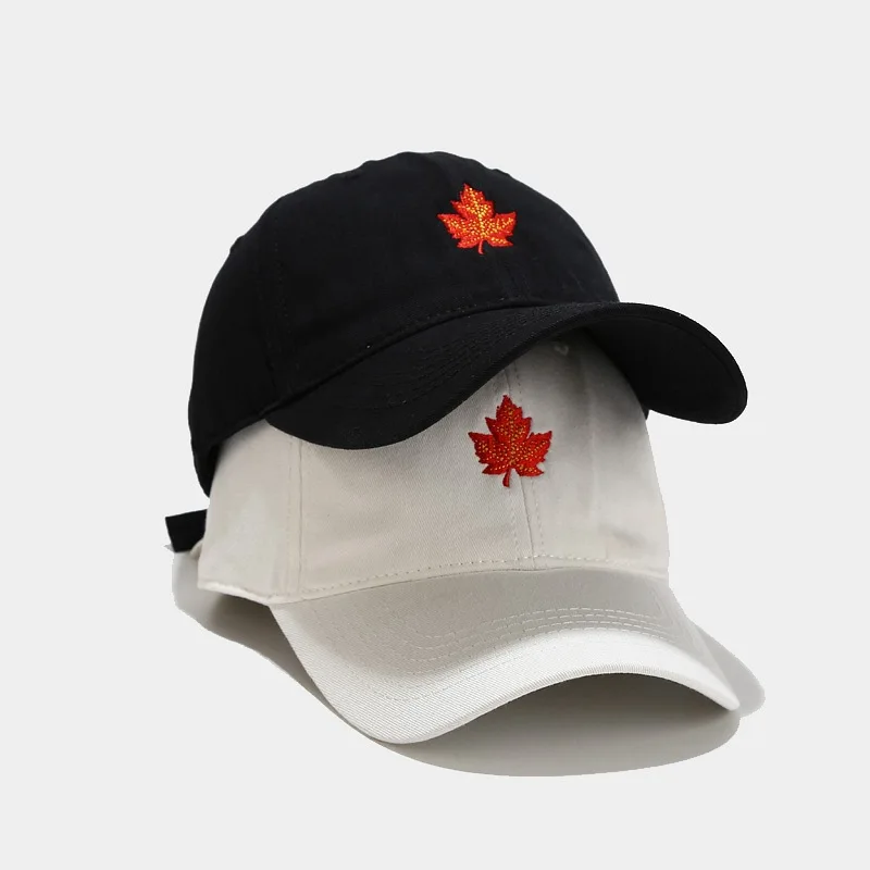 Spring Summer Embroidery Canadian Maple Leaf Baseball Cap Dad Hat ...