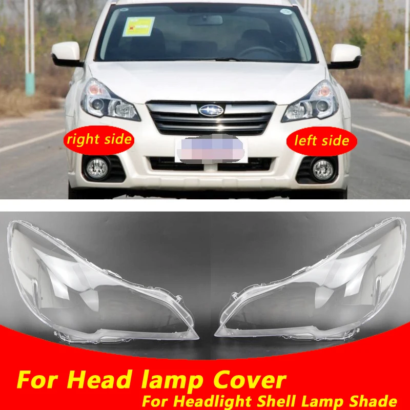 Use For Subaru outback 2010 2014 Transparent Headlamp Cover Lamp Shade ...