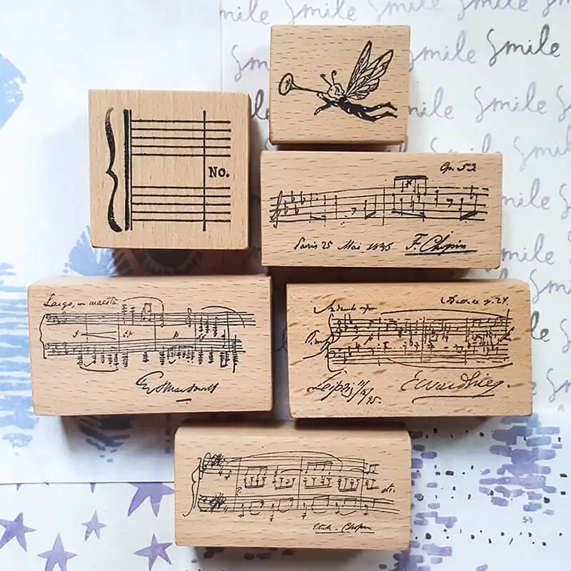 Music Stamp, Scrapbooking Supplies, Scrapbook Decoration, Journaling ...
