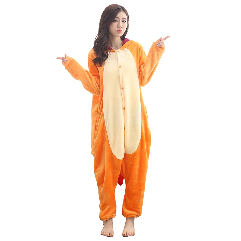 Charmander Charizard Pokemon Onesie Kigurumi Cosplay Costume For Adults ...