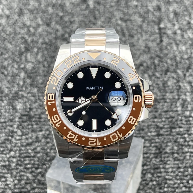 40mm-mechanical-watch-GMT-Dandong-3285-calibre-72-hour-energy-storage ...