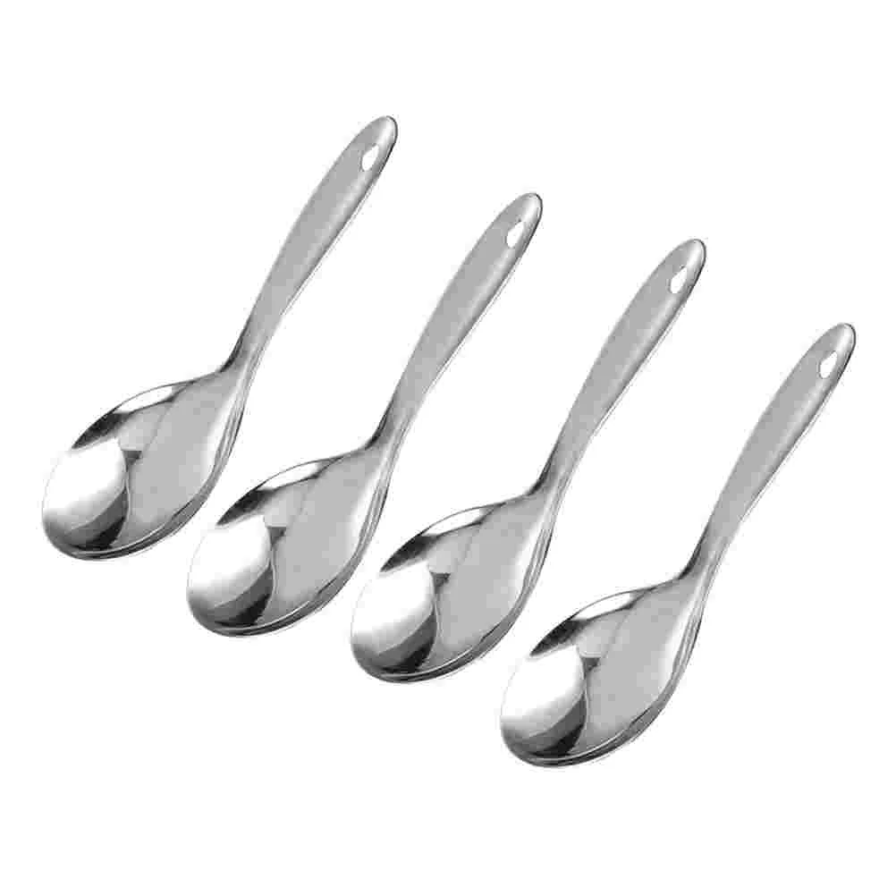 4-Pcs-Rice-Spoons-Potato-Food-Service-Dinnerware-Kitchen-Simple-Sushi ...