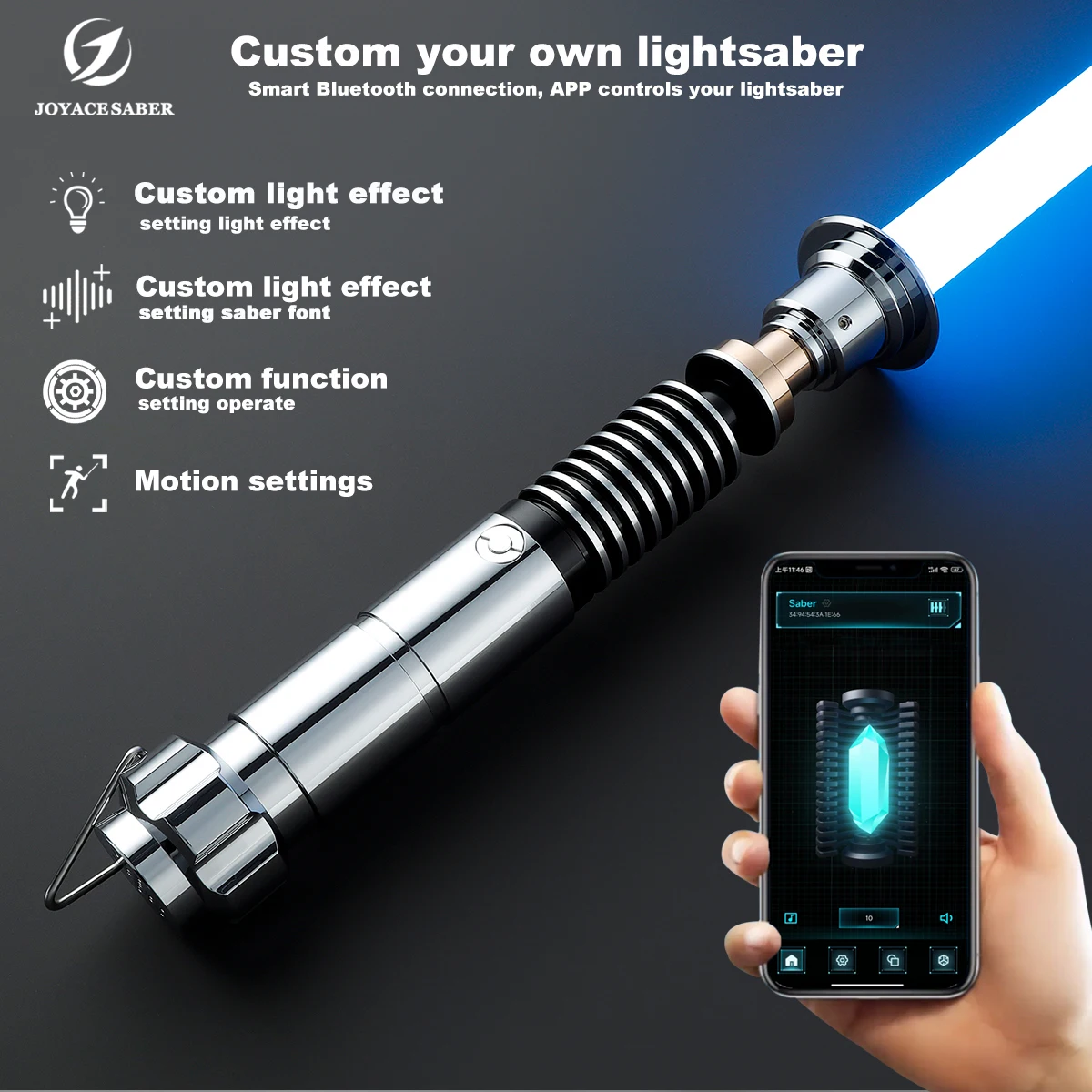 Lightsaber Jedi Neopixel Light Saber Xenopixel Laser Sword Cosplay ...