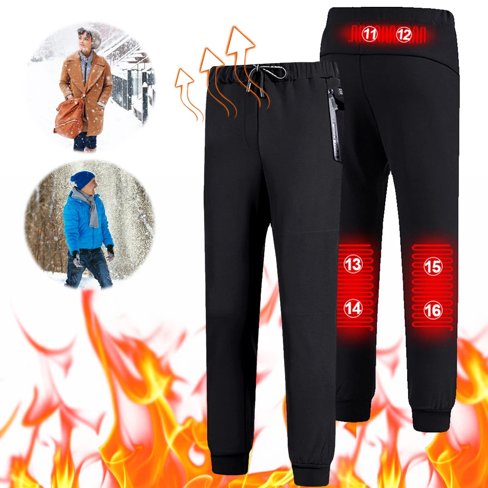 16-Heating-Zones-Electric-Heated-Pants-USB-Outdoor-Winter-Heating ...