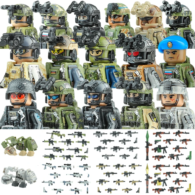 City-SWAT-Special-Forces-Building-Blocks-US-Special-Air-Service-German ...