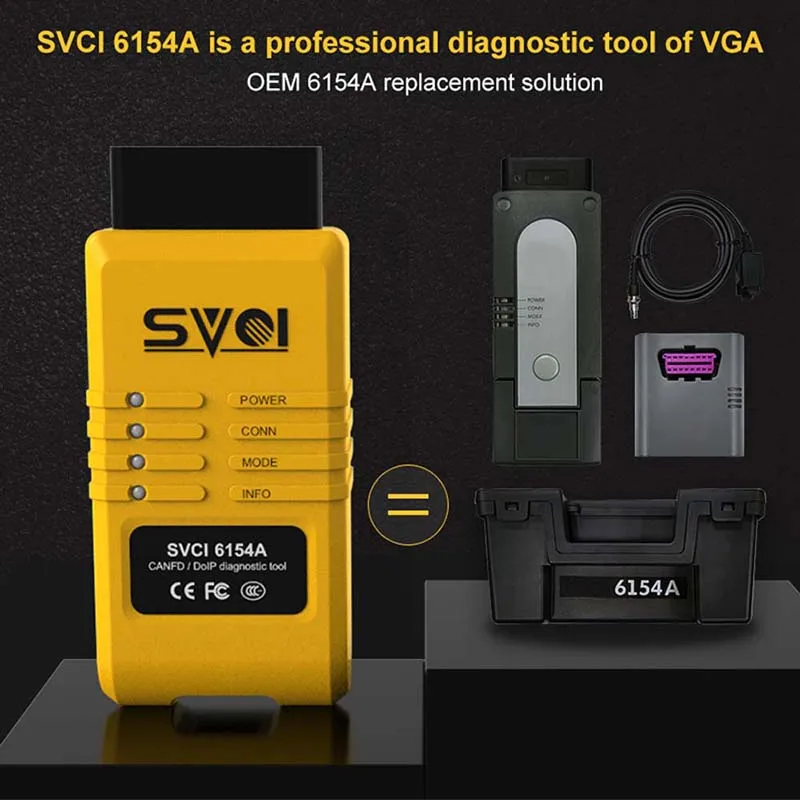 2022 Svci 6154a Obd2 Tester Svci 6154 For Vag Software Diagnostic ...