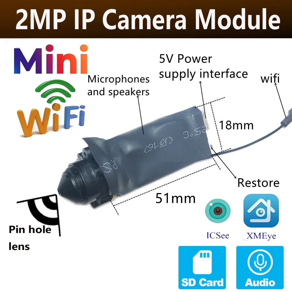 Screw-DIY-IP-Camera-Module-Mini-Wifi-Module-Small-Icsee-Xmeye-Sdk-1080P ...
