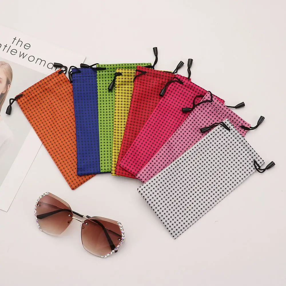 Accessories Dustproof Soft Eyewear Eyeglasses Pouch Drawstring Pouches ...
