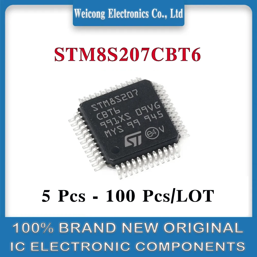 STM8S207CBT6-STM8S207CBT-STM8S207CB-STM8S207C-STM8S207-STM8S-STM8-STM-New-Original-IC-MCU-Chip ...