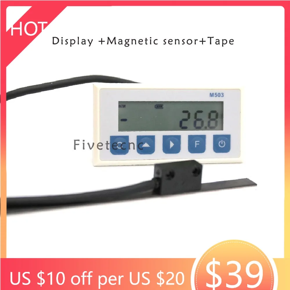 M503 Magnetic Scale Display Integrated Embedded Magnetic Measurement ...