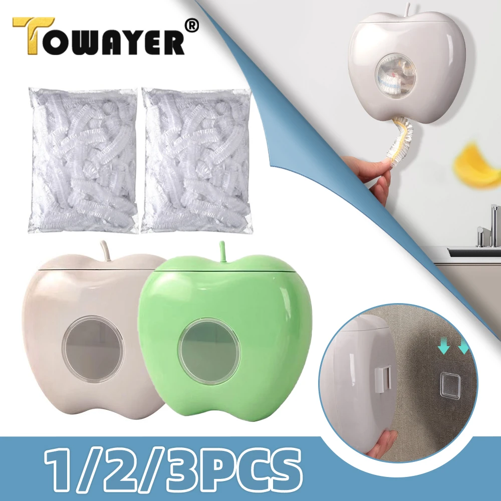 Cling Film Storage Box Plastic Wrap Organization Wall-mounted Dustproof ...