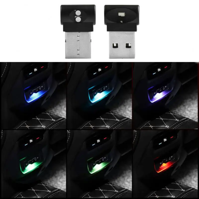 Mini-USB-Car-Atmosphere-Light-6-Colors-LED-Car-Atmosphere-Light ...