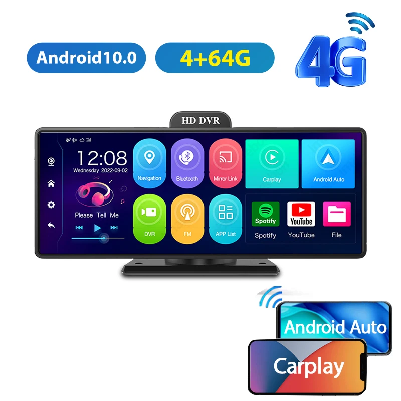 10-26-Inch-Android-10-0-Car-DVR-Z80-Carplay-Auto-4G-GPS-Navigation ...